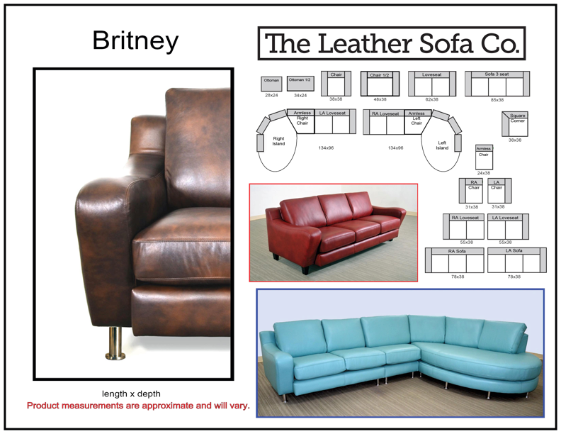 Get Top Quality Britney Sofa Online | LeatherSofaCo