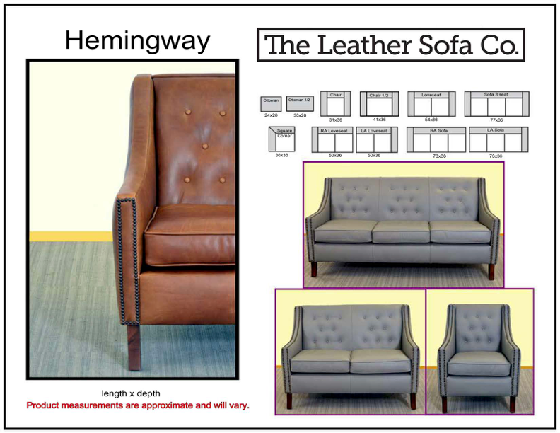 Get the Best Hemingway Leather Sofa | LeatherSofaCo
