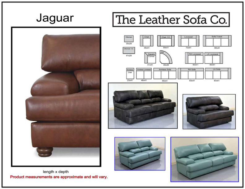 Jaguar - Chair 1/2 - Chanel Hickory – LeatherSofaCo