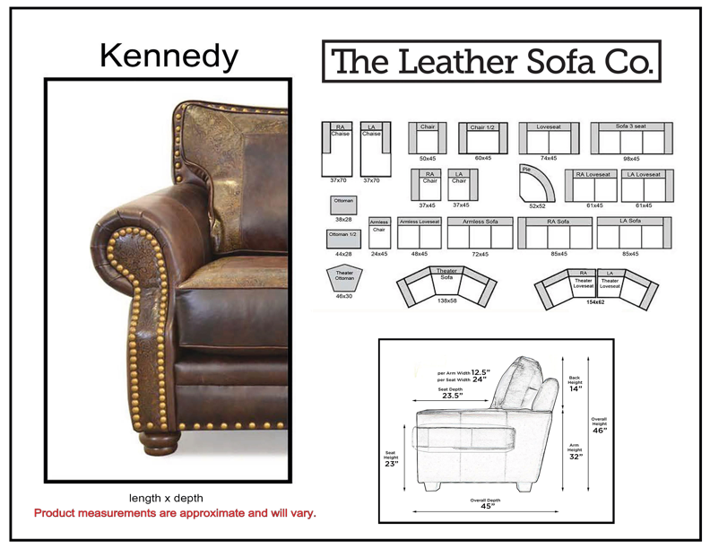Kennedy - Sofa 3-Seat - Cora Tan