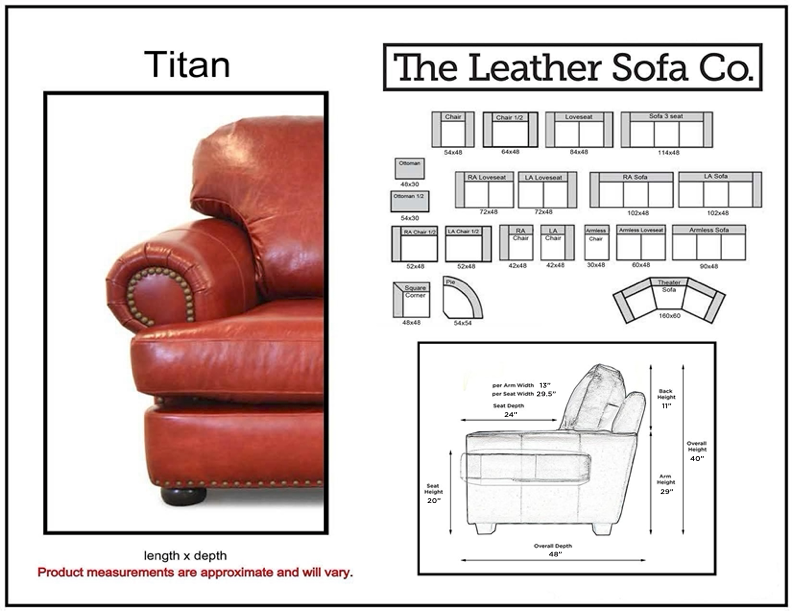 Titan - Sofa 3-Seat - Palio Texas