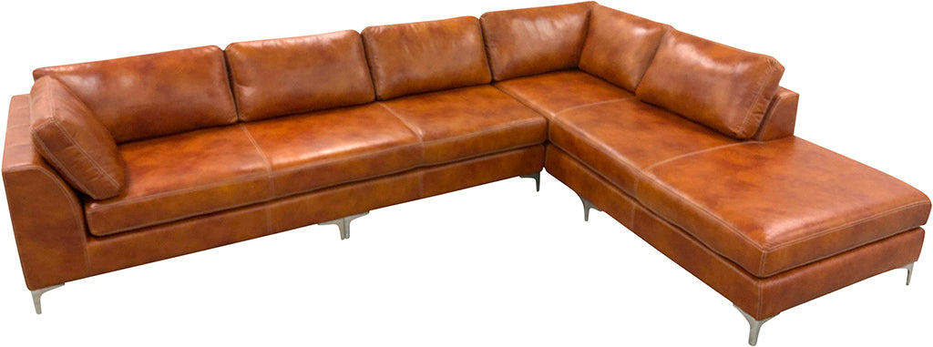 Buy Alexandria Sectional Arm Sofa | LeatherSofaCo
