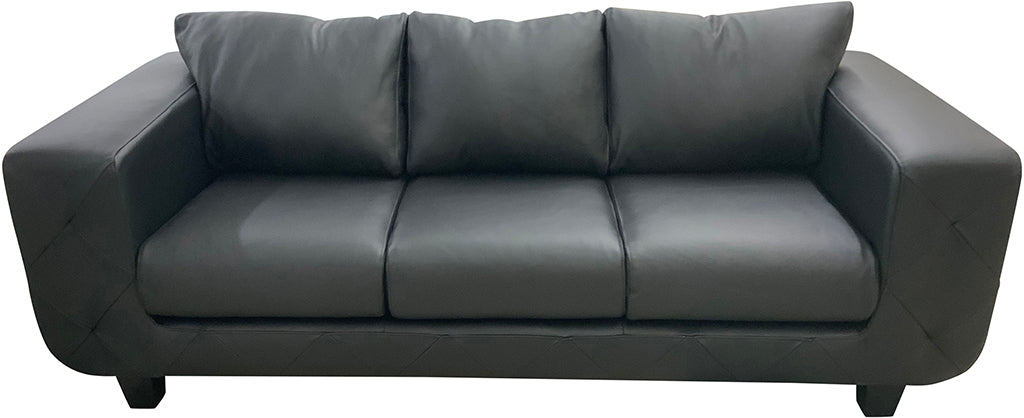 Piazza - Sofa 3-Seat - Fellside Black