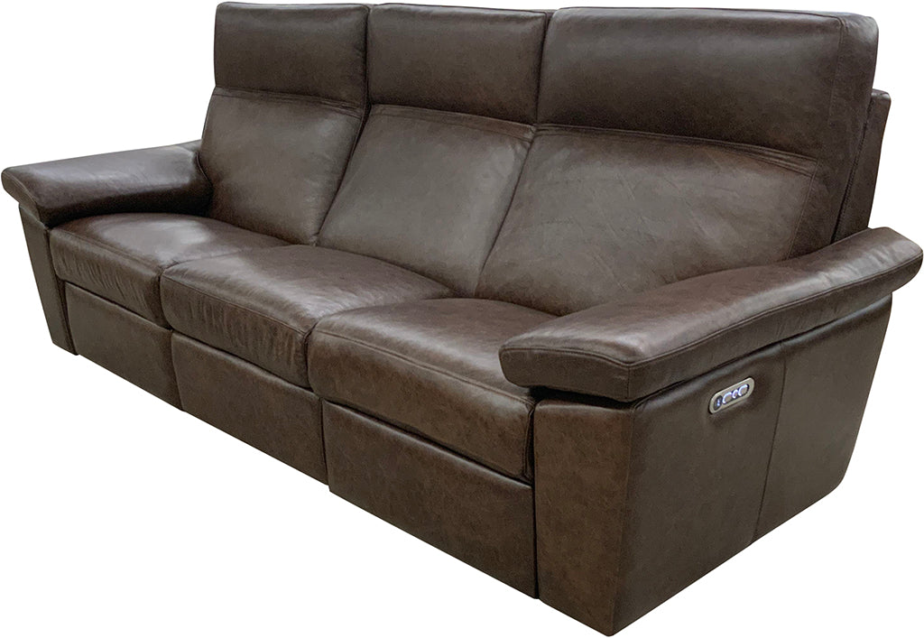 Home Roma - Sofa with Power RA/LA Incliners & Power Headrests - Jupiter Truffle